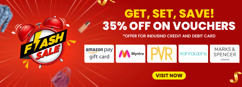 E-Gift Cards & Vouchers | 160+ Brands | IndusInd Shopplus